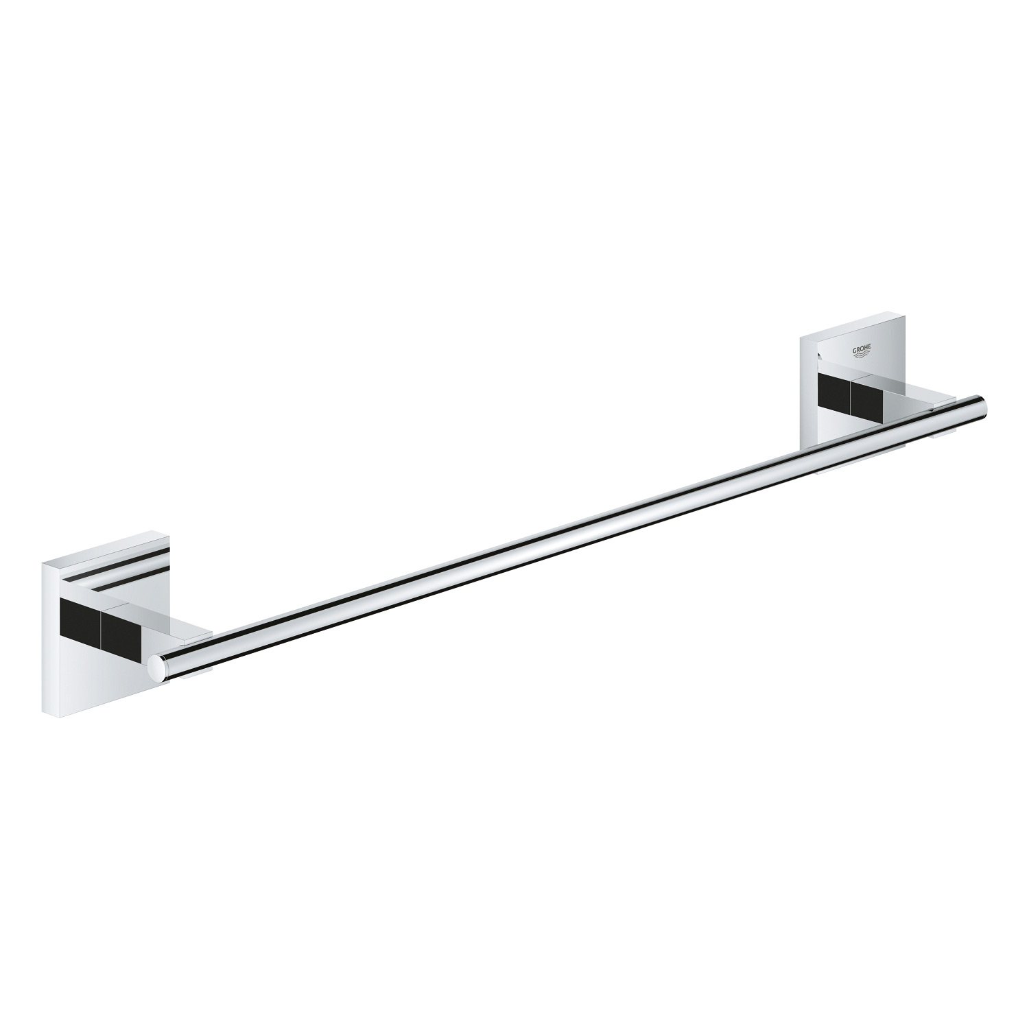 GROHE QUICKFIX Start Cube,Porta asciugamani,Installazione con vite o con colla,Cromo,450mm ...