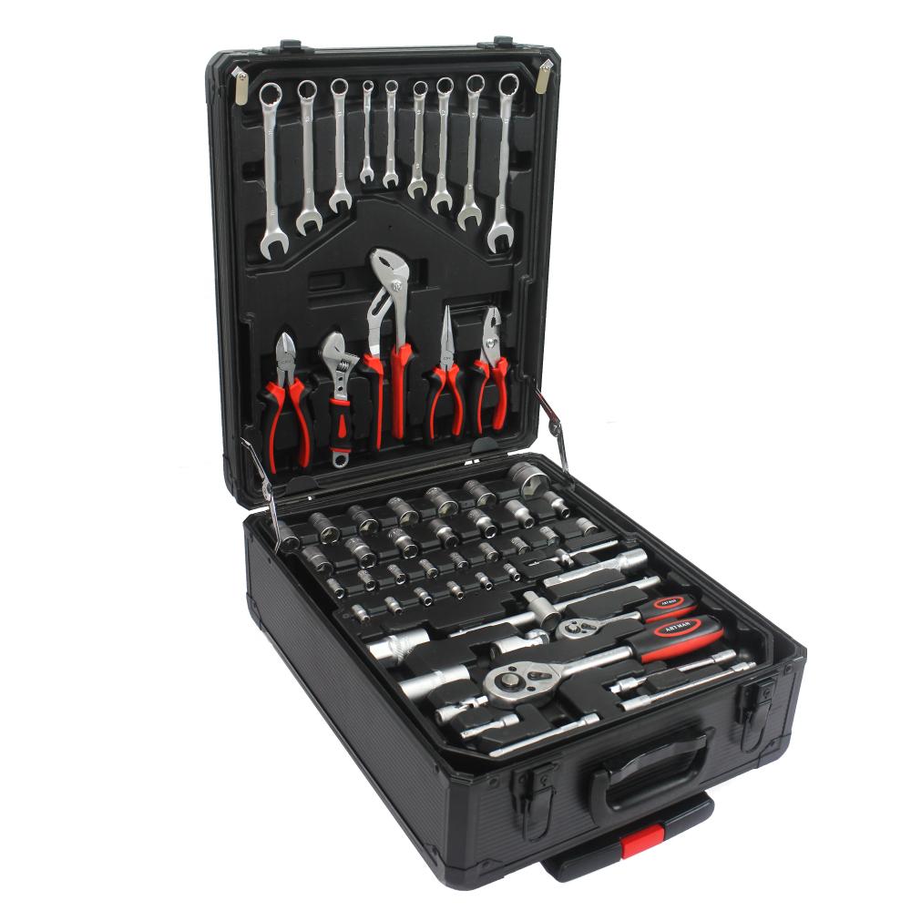 Coffret à outils 899 pièces, boîte à outils avec roulettes et 4 tiroirs ...