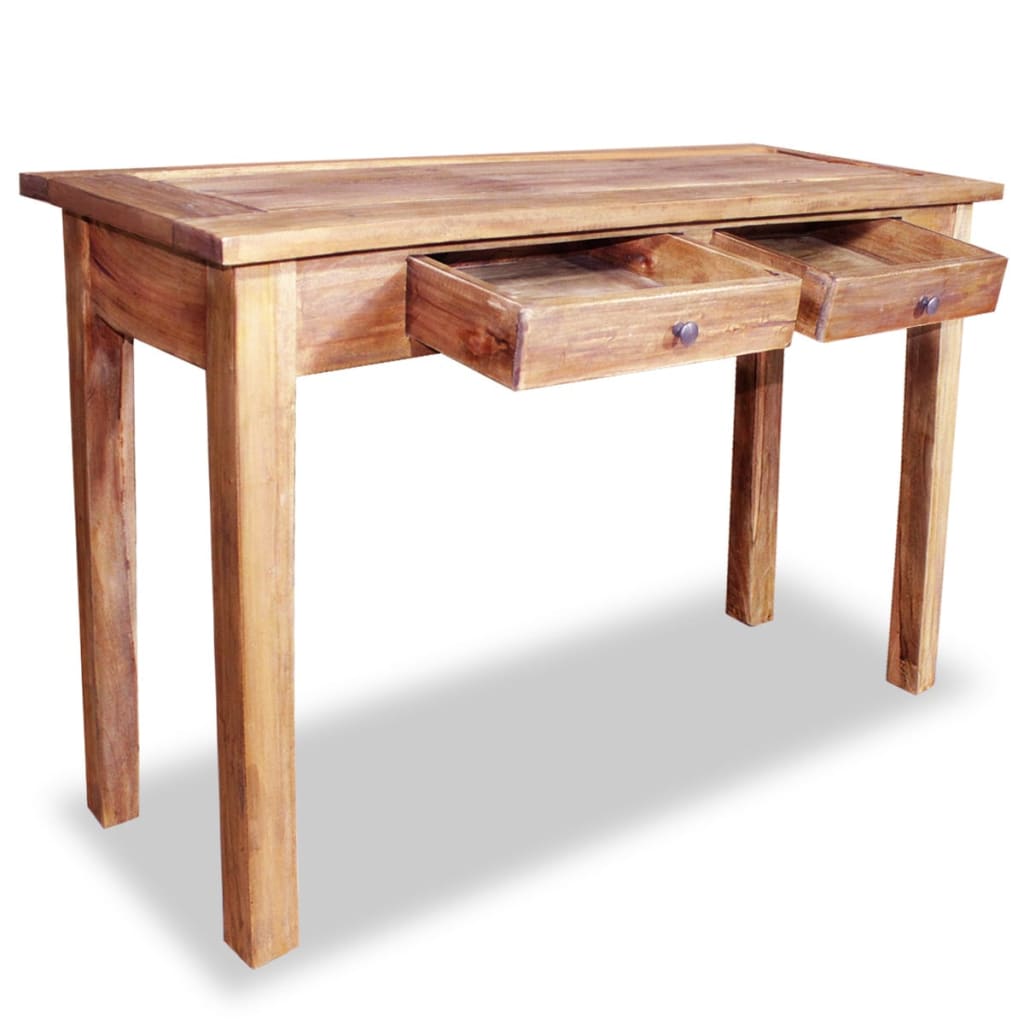 Table console en bois d'acajou massif 123x42x75 cm | Leroy Merlin