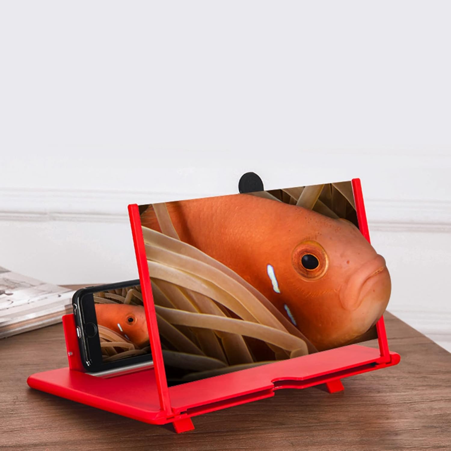 Loupe extensible pour téléphone portable rouge | Leroy Merlin