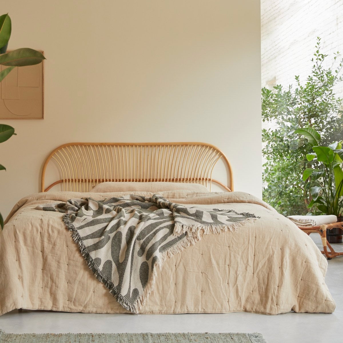 Tikamoon Tête de lit en rotin 180 cm Colette | Leroy Merlin