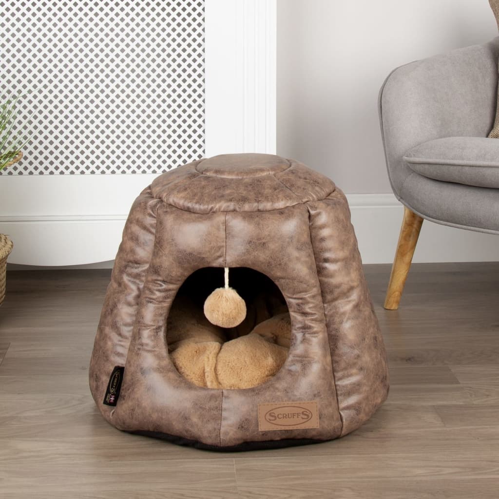Lit pour chats Knightsbridge 48x38 cm Marron Scruffs & Tramps | Leroy ...