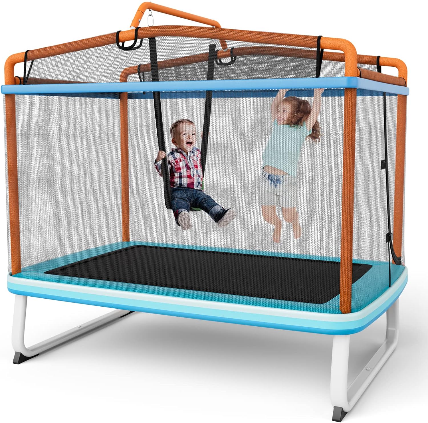 COSTWAY 3 en 1 Cama Elastica Infantil, Trampolín para Niños ...