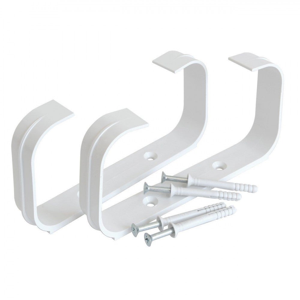 First 150x70mm staffe bianche fermatubo a muro blister con 2pz per tubi ...