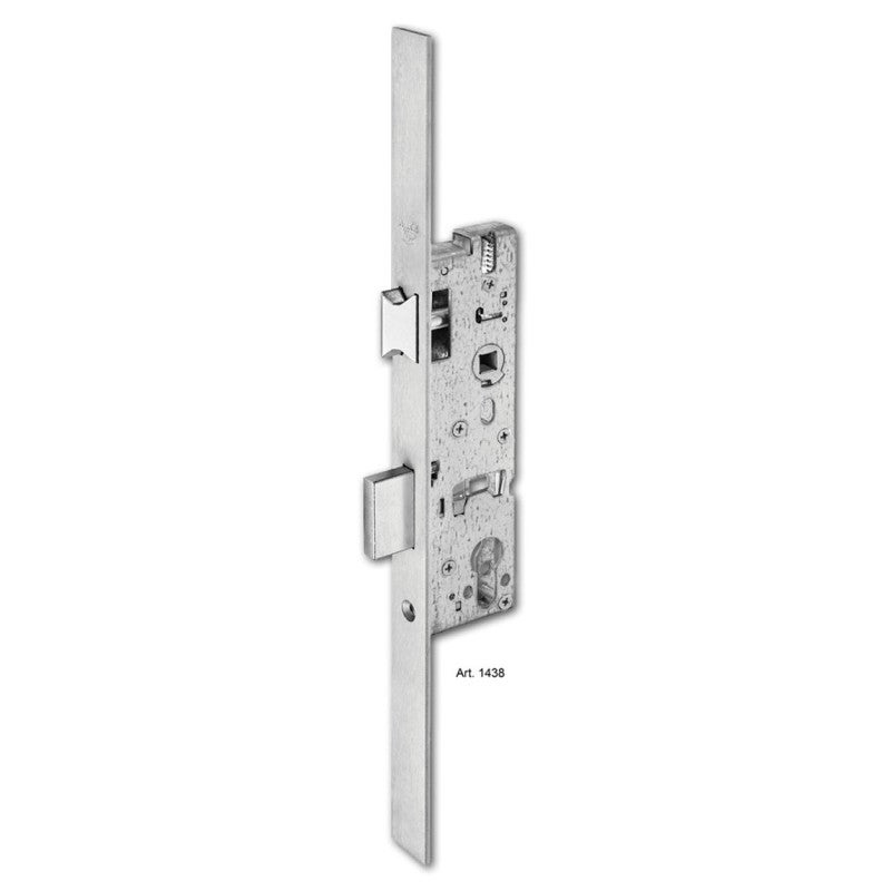 Serrure monopoint NUM1438PZ axe 35mm têtière inox WILKA 1438PZ 35 ...