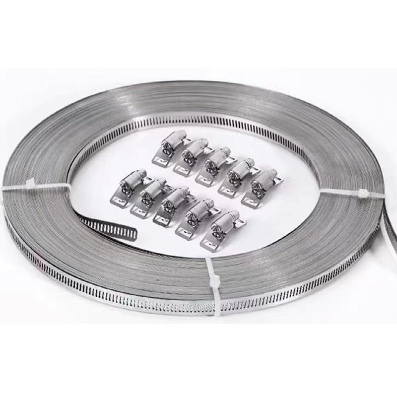5M Collier de serrage inox métallique Réglables de Tuyau Clips, Collier ...