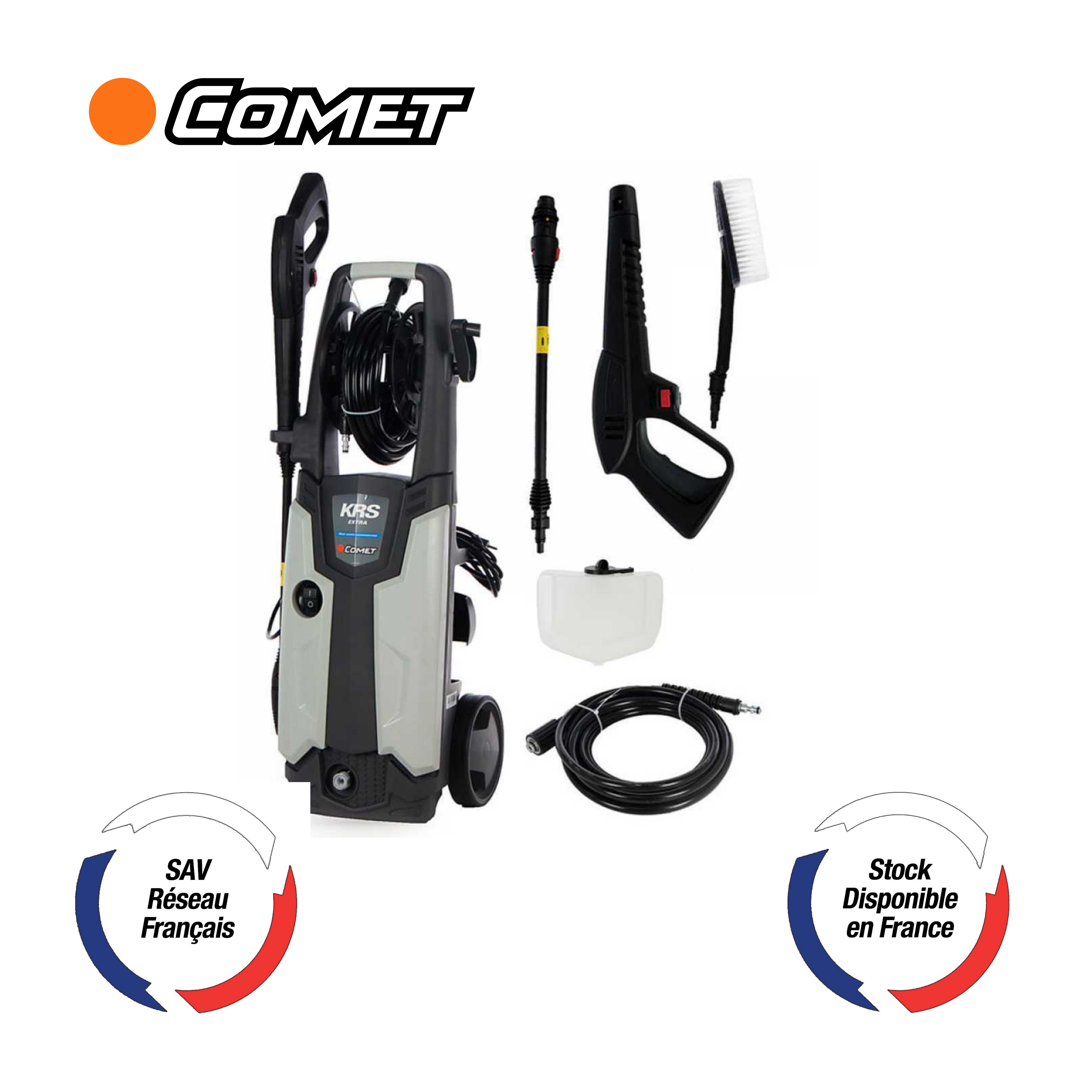Nettoyeur Haute Pression électrique à eau froide Comet KRS 1300 Extra ...
