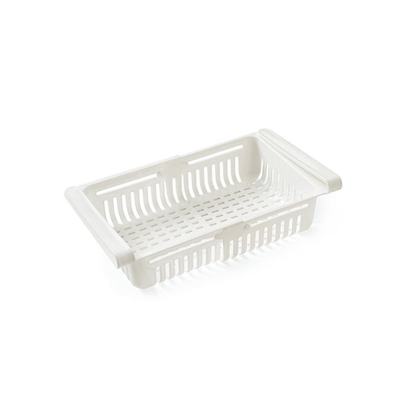 Organizador de refrigerador con clip, bandeja retractable y cesta ...