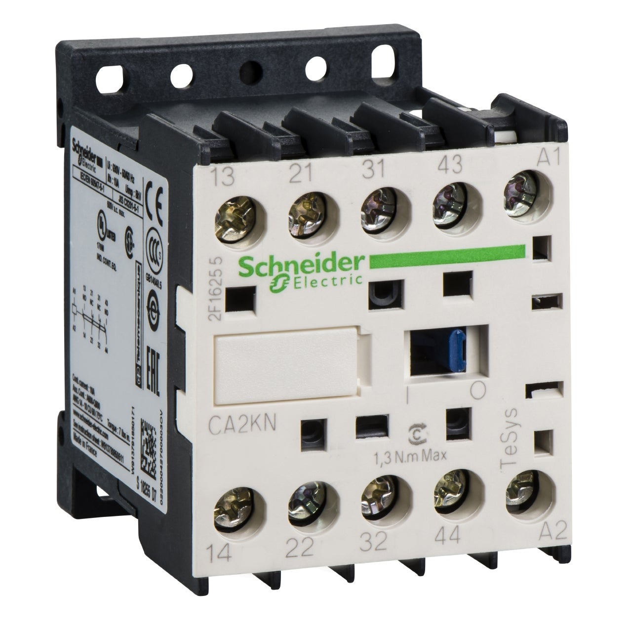 Contacteur auxiliaire k - tesys - 10a - 3f+1o - 230v ac - schneider ...
