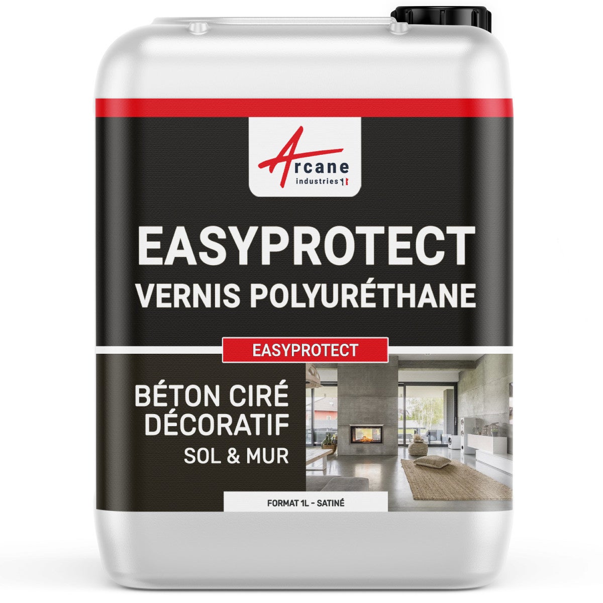 VERNIS PU BETON CIRE SOLS - EASYPROTECT - 10 m² - ARCANE INDUSTRIES ...