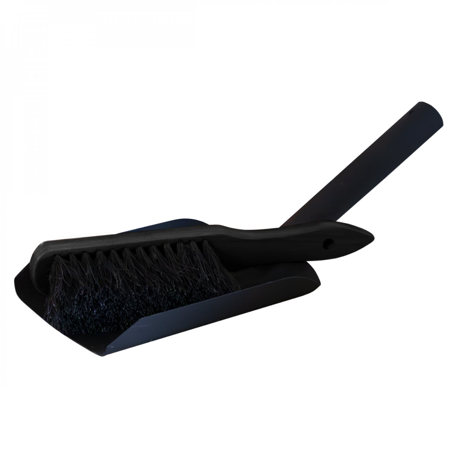 Kit pelle et balayette à cendre en fer 39 cm - Noir - Linxor | Leroy Merlin