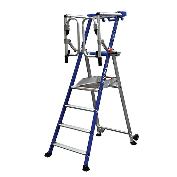 PIRL Alu 4 marches - Hauteur max. de travail 2.95m - PIRLF4-U/ALU ...