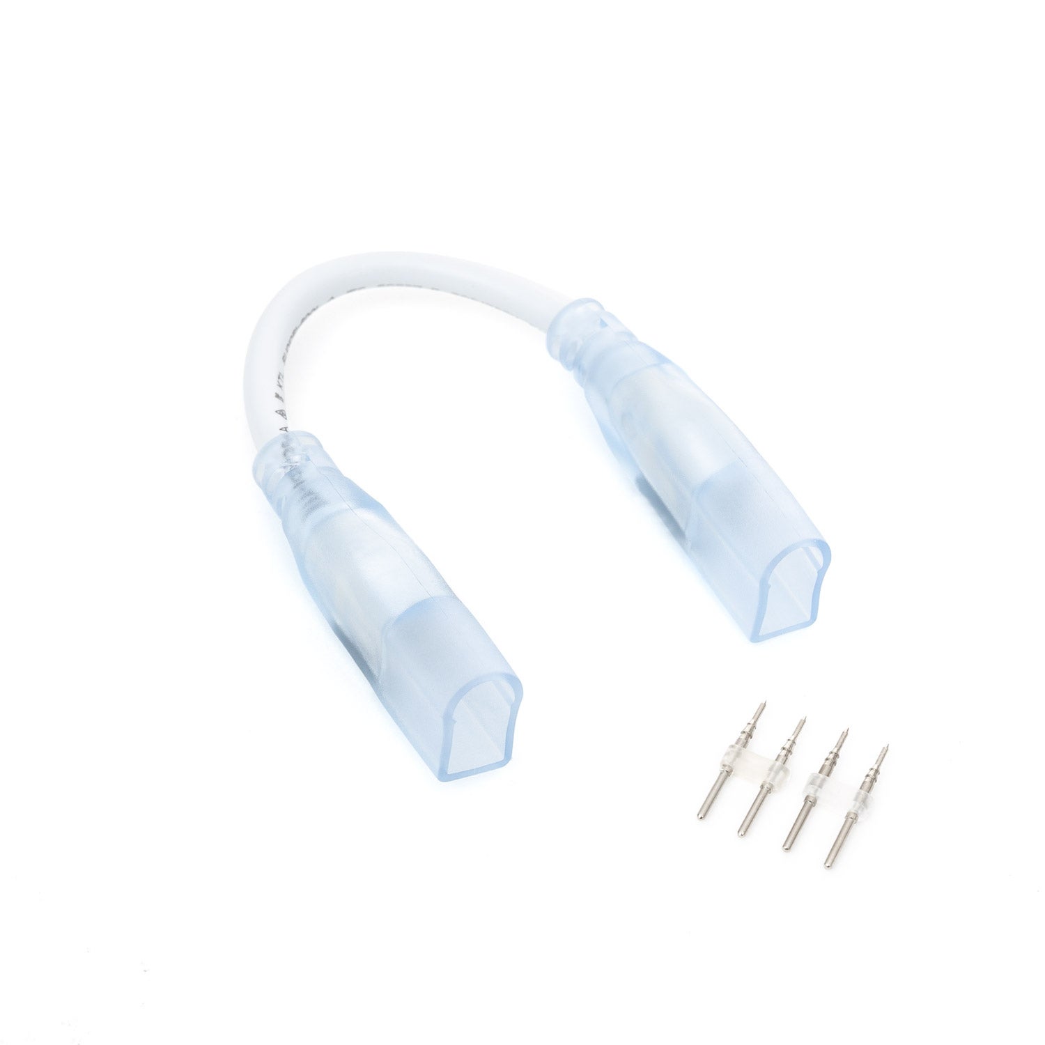 Ledkia Conector Tira Neón LED Regulable 220V SFLEX8 Doble con Cable ...
