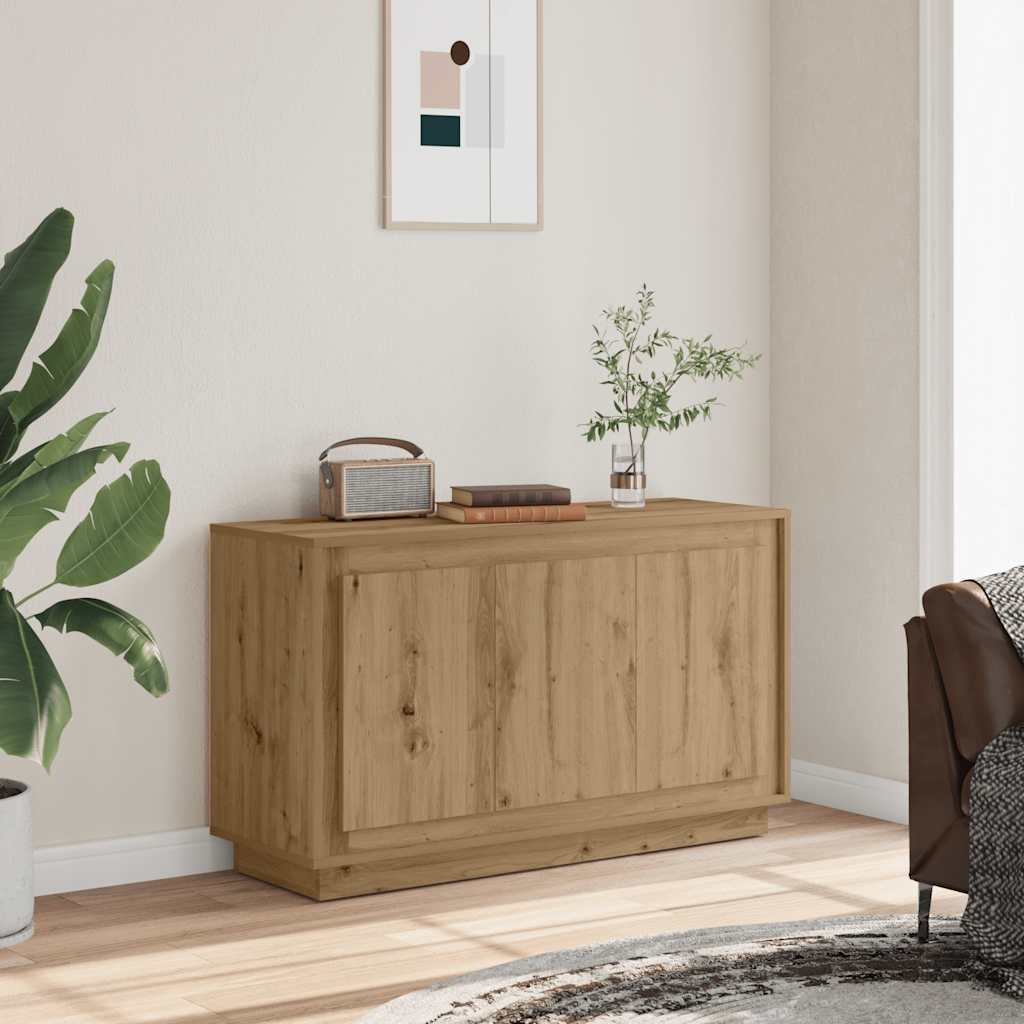 Buffet Chêne artisanal 102 x 35 x 55 cm Bois d'ingénierie vidaXL ...