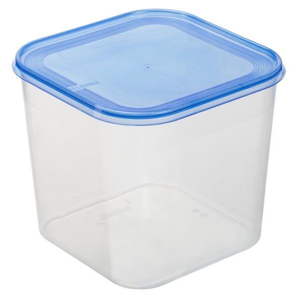 Grande Boîte alimentaire congélation carrée 4,6 litres - Bleu | Leroy ...