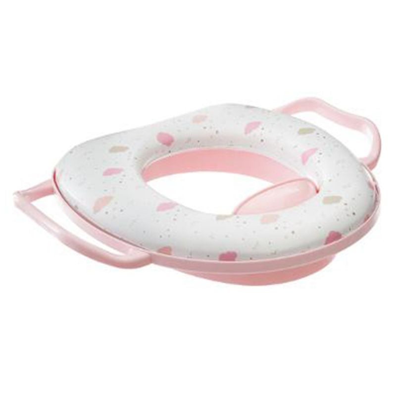 Réducteur Wc Pour Enfant "2 Poignées" 35cm Rose | Leroy Merlin