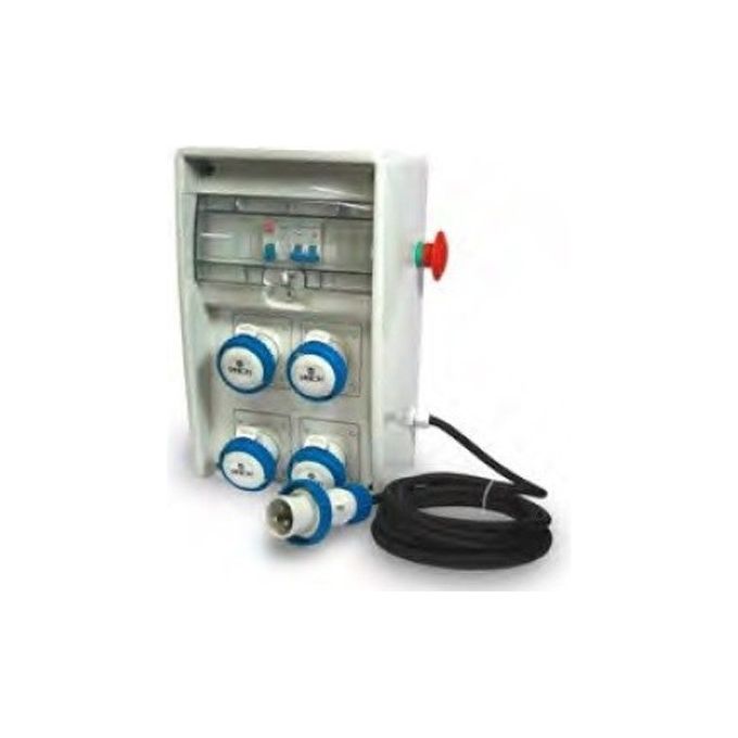 Tableau électrique de chantier FANTON ULISSE ASC IP65 3kW 4 prises CEE ...