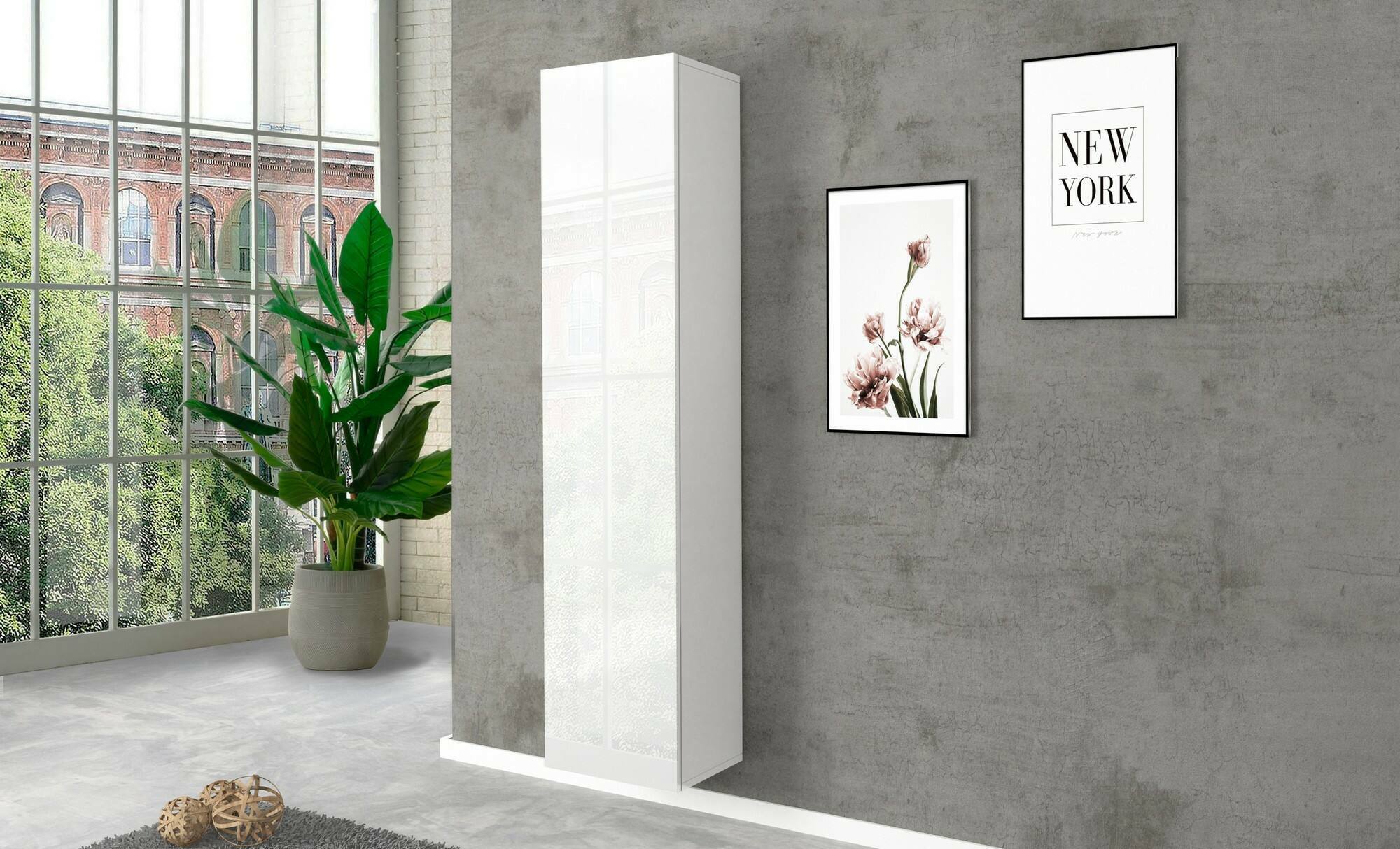 Colonne suspendue avec 1 porte, Made in Italy, Mobilier moderne ...