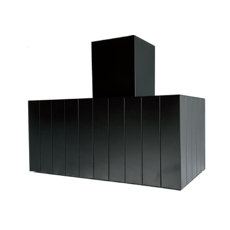 Cappa aspirante CUBE in acciaio inox brunito cm 80 | Leroy Merlin