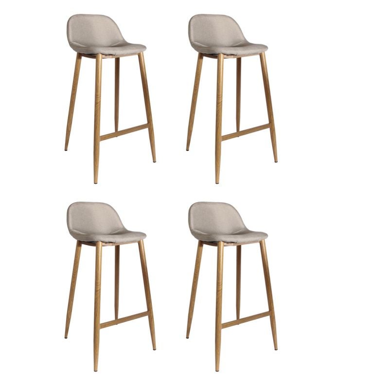Paris Prix - Lot De 4 Tabourets De Bar Design "alot" 92cm Beige | Leroy ...