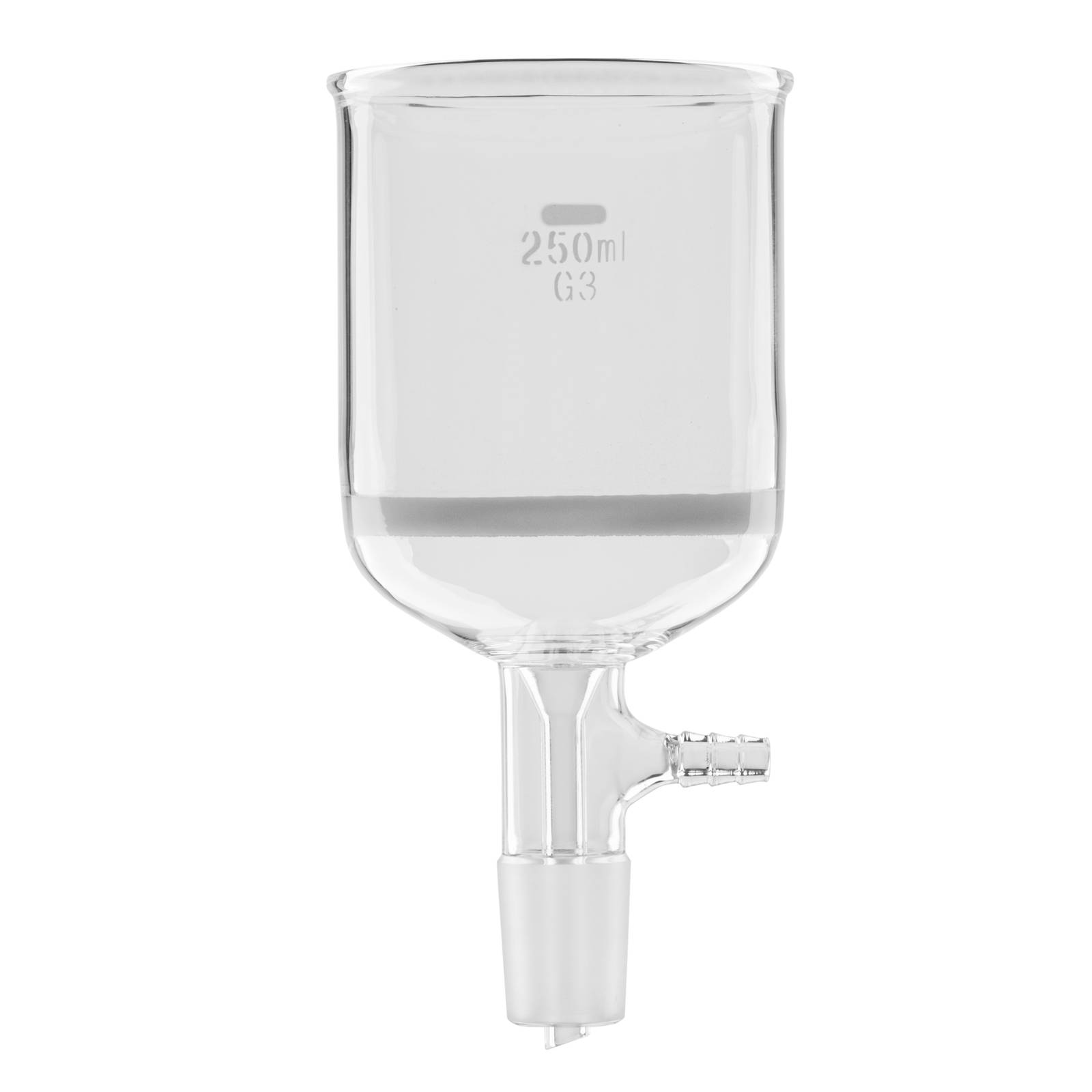 Embudo de laboratorio con frita - con membrana - 250 ml - esmerilado ...