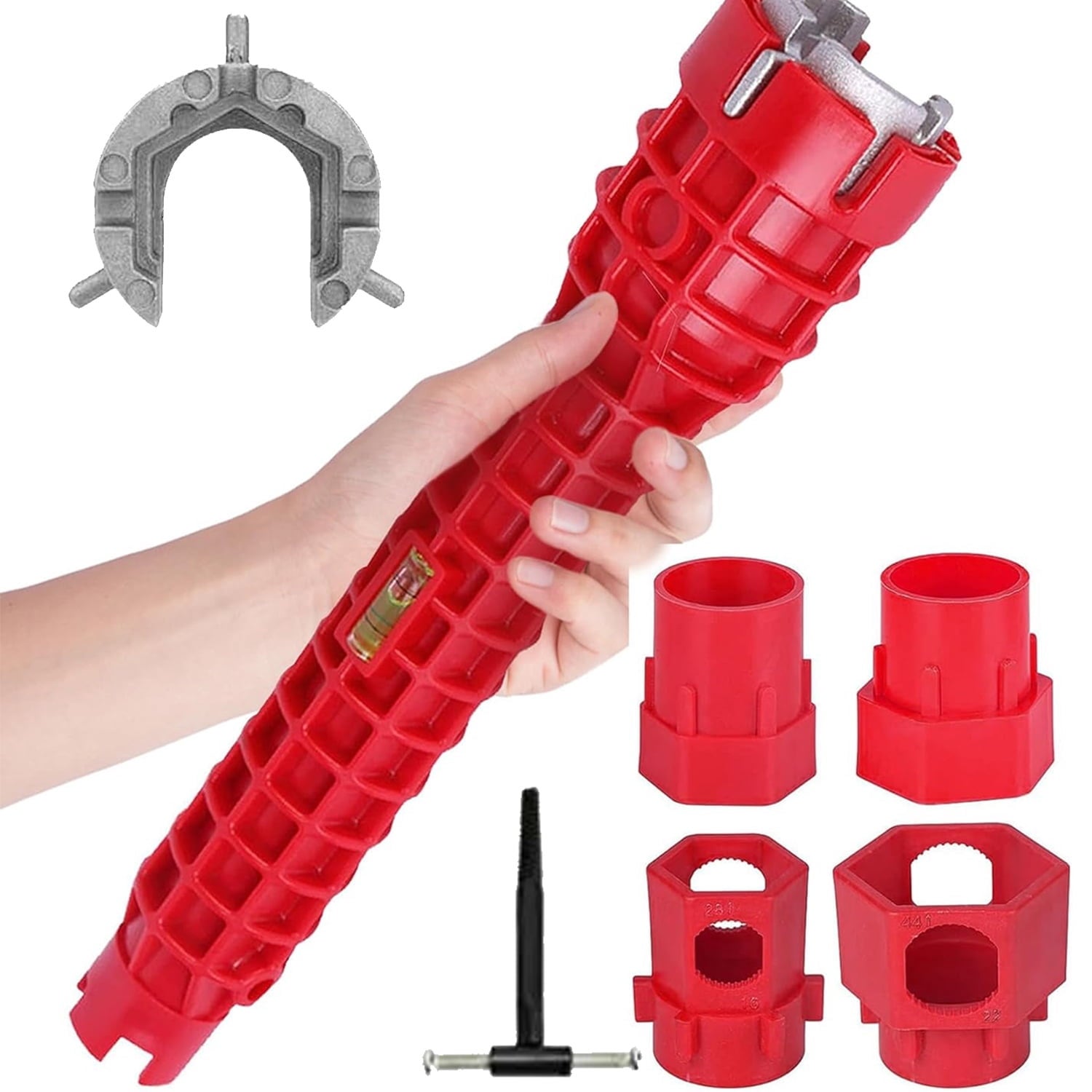 Llave multiusos BTideas 14 en 1, para grifos y fregaderos, ideal para ...