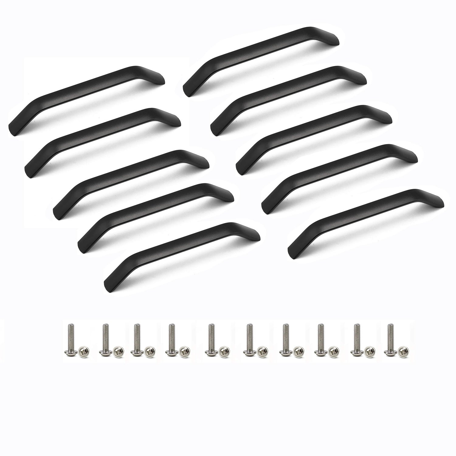 10 Units Bow Shaped Cabinet Handles Kitchen Cupboard Drawer Door ...