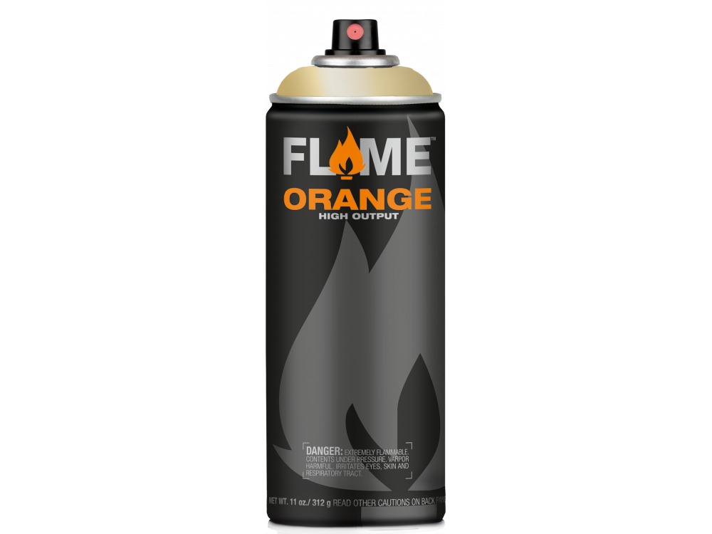 SPRAY FLAME ORANGE MATE MOLOTOW 400 ML - 906 Gold | Leroy Merlin