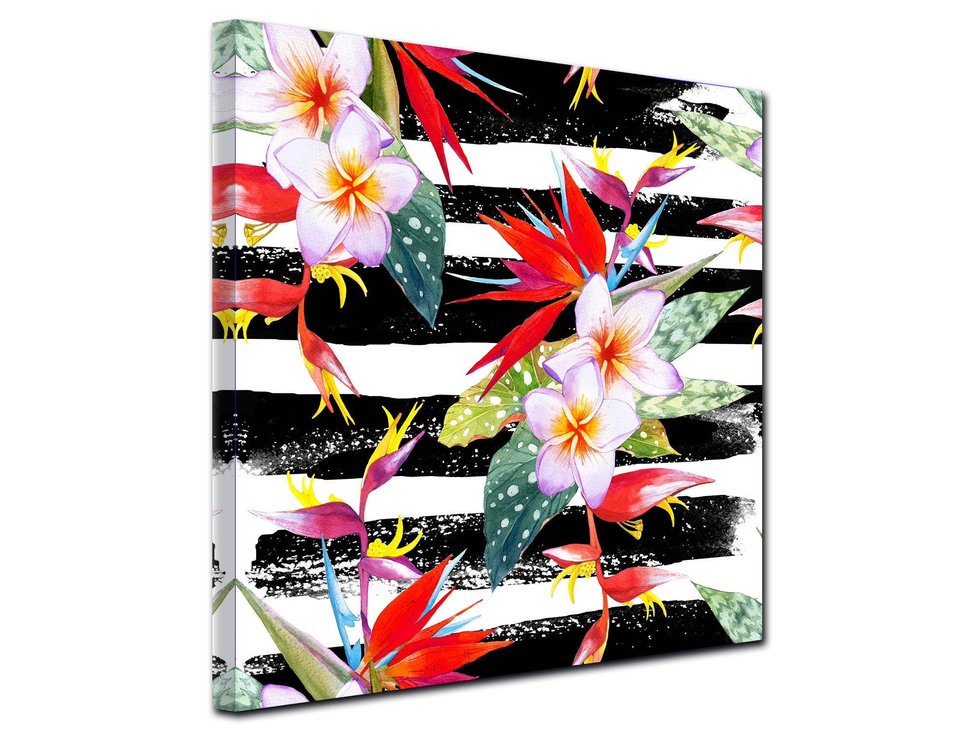 DECLINA, Tableau toile imprimée Vintage, Tableau toile fleurs ...