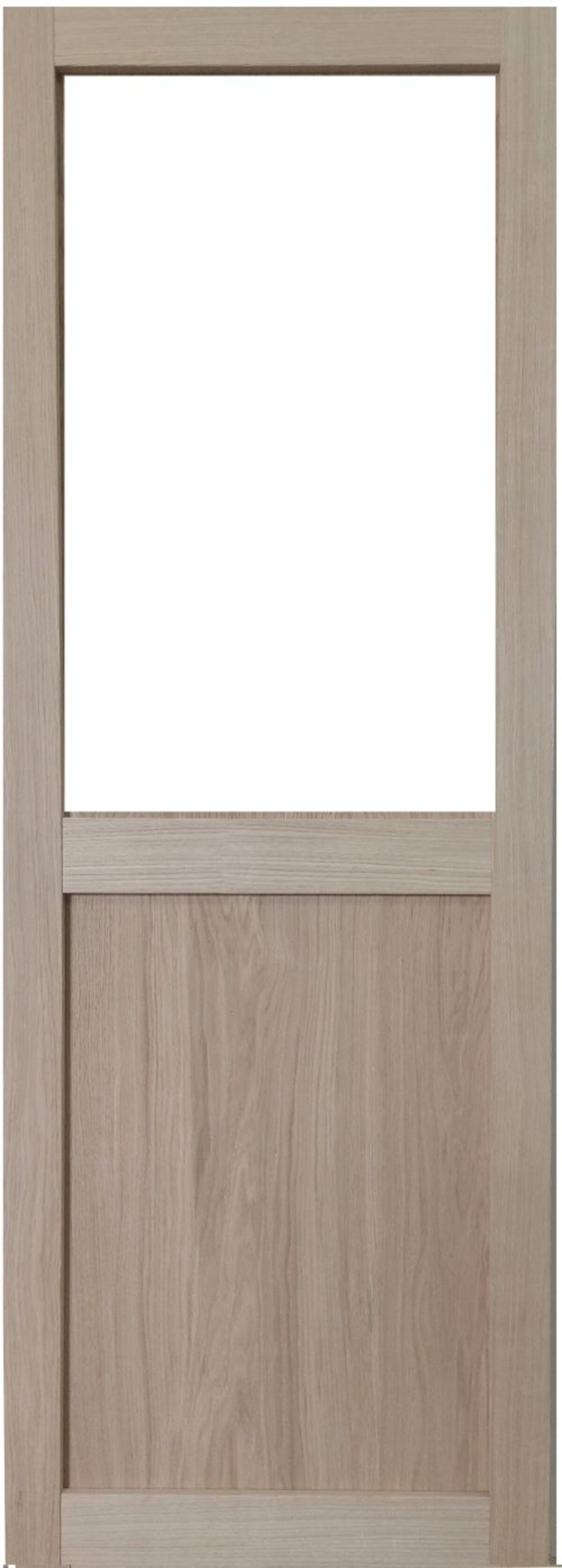 Porte Coulissante Atelier Placage Chene Vitrée H204 X L83 Gd ...