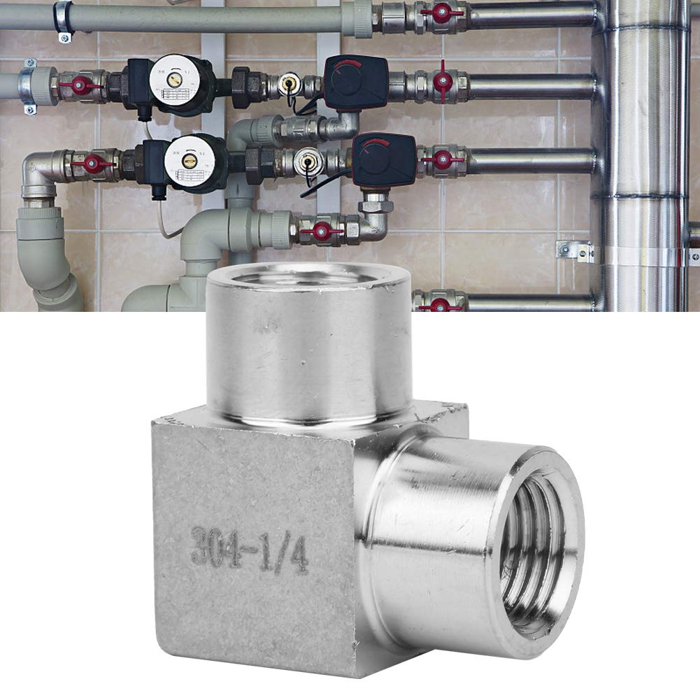 Raccord coudé à double filetage femelle BSPP, adaptateur de raccord de tuyau à angle droit pour ...