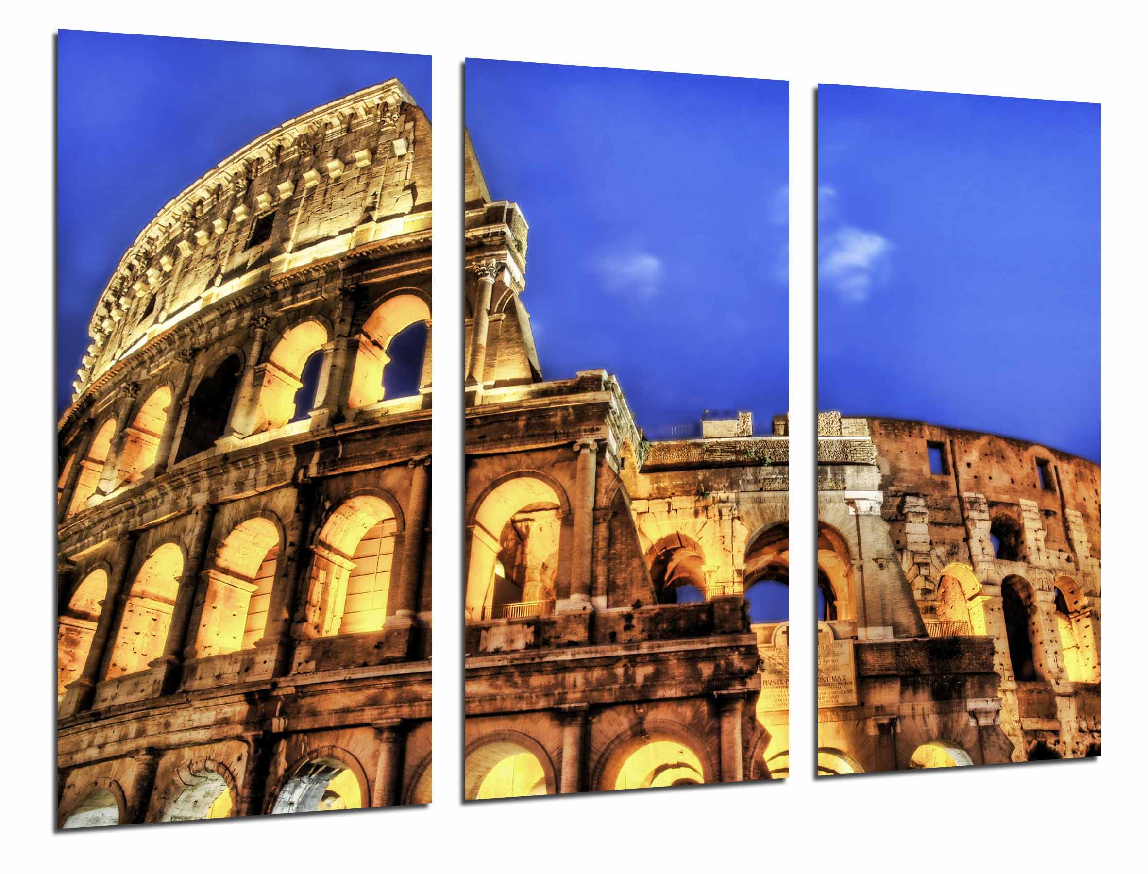 Monumento Coliseo Anfiteatro Romano, Italia, impresión fotográfica ...