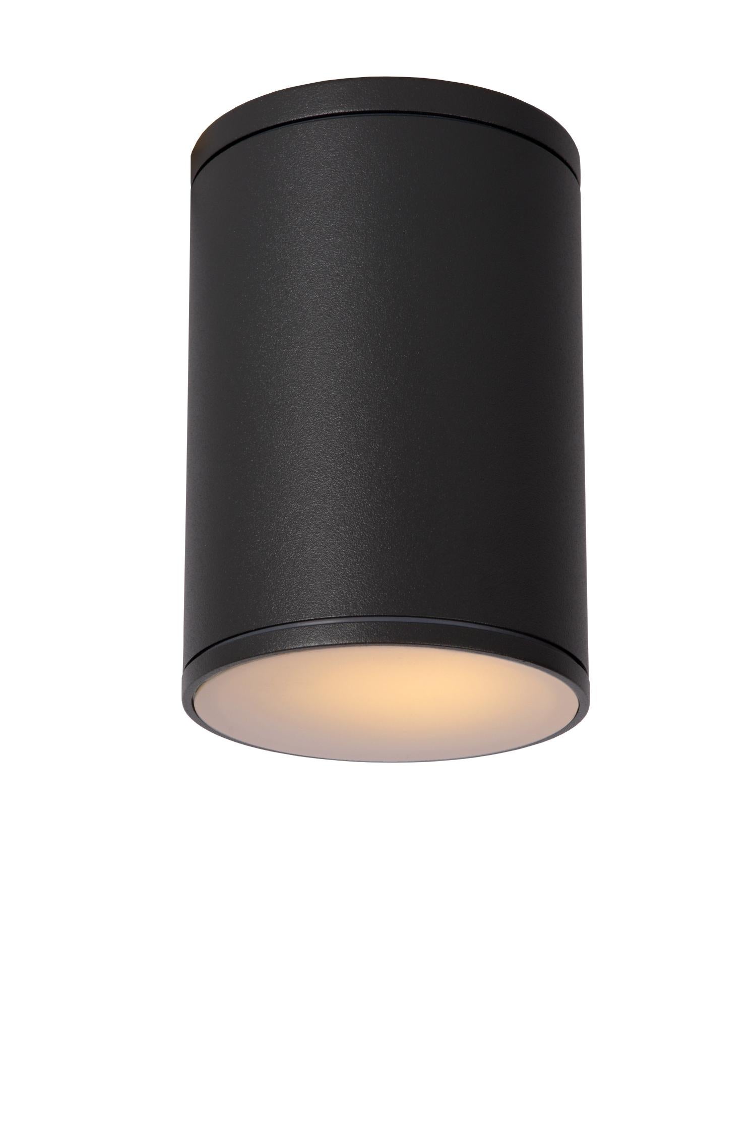 Lampa sufitowa zewnętrzna TUBIX antracyt 1xE27x24W wym:15,3x10,8x10,8cm ...