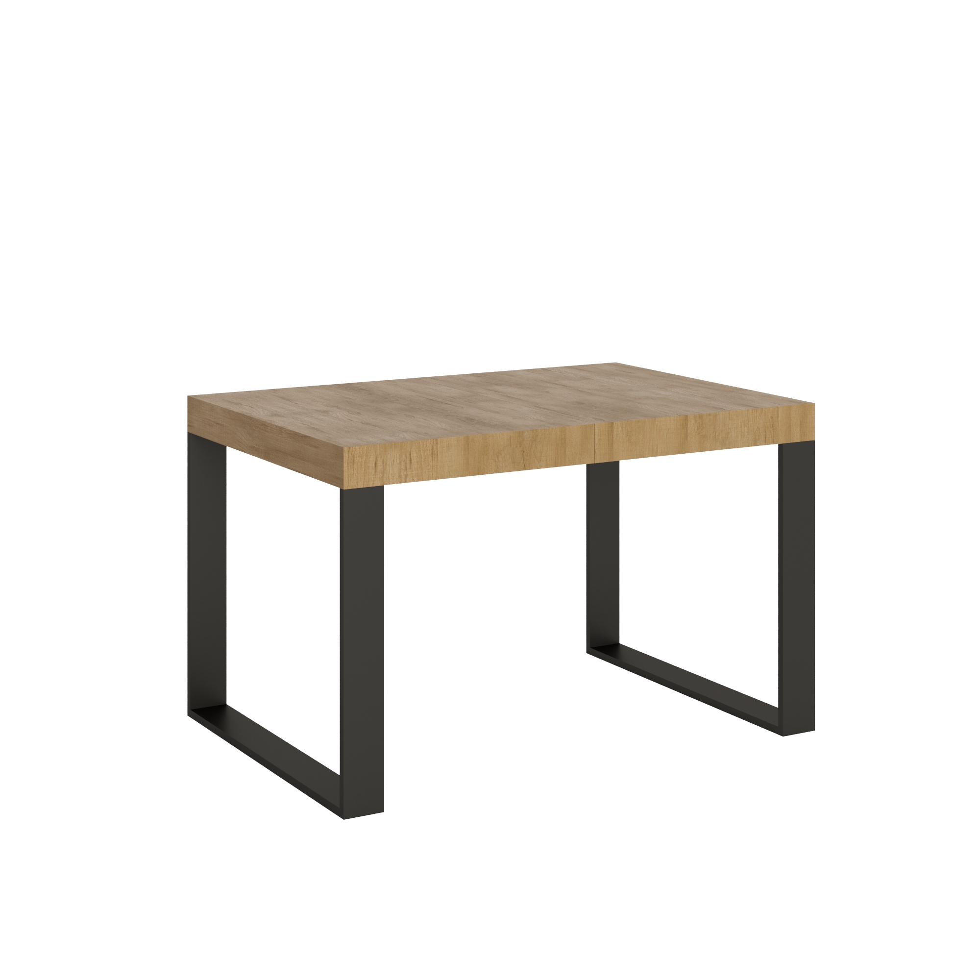 Table extensible 90x140/244 cm Tecno Quercia Natura structure ...