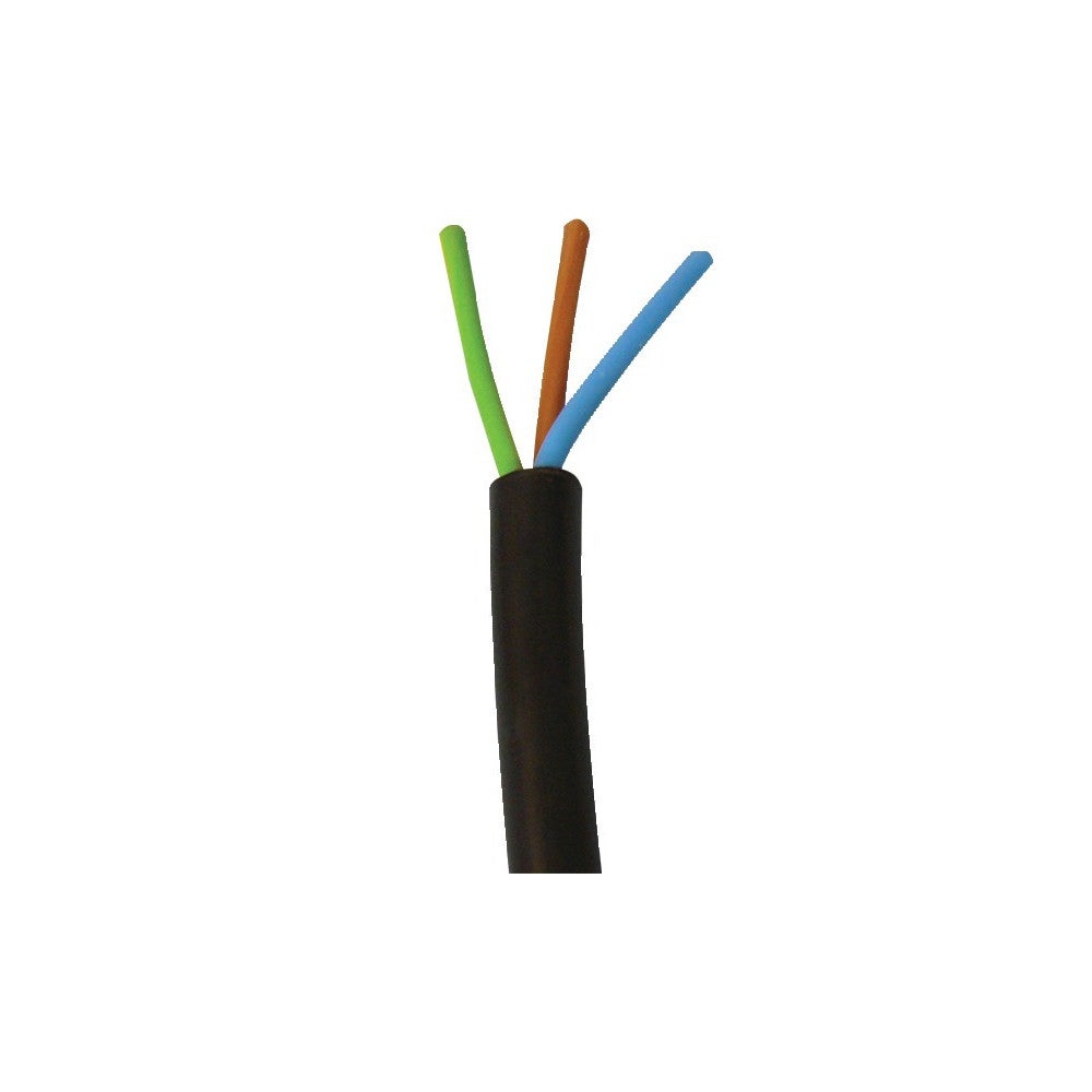 Câble rigides RO2V par mètre 3G1,5 mm² FILS & CÂBLES 026504 (FCA ...