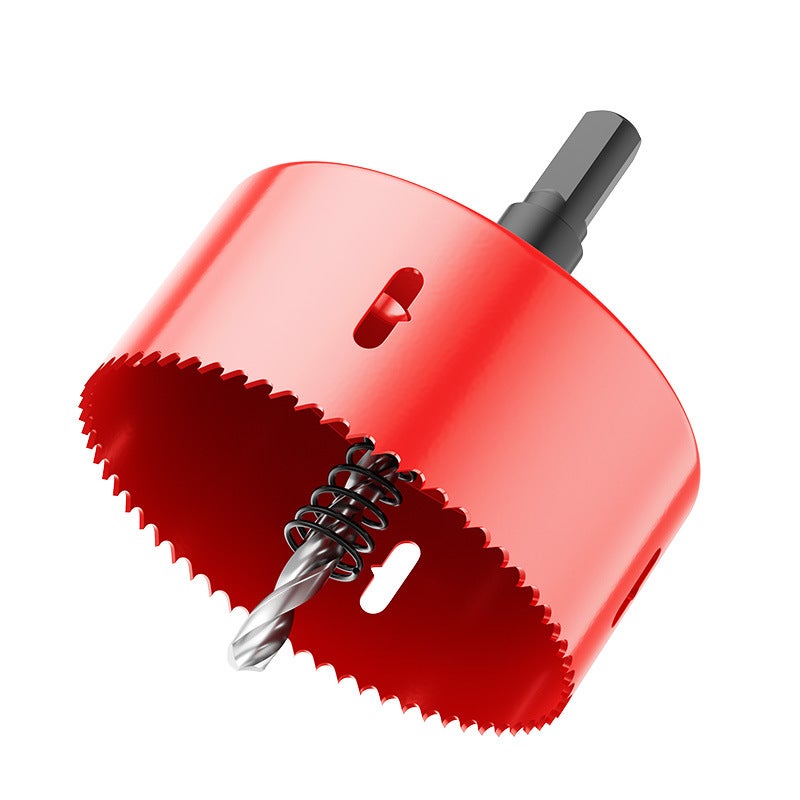 Scie cloche, outil de perçage pour métaux - Rouge, tige de 10 mm ...