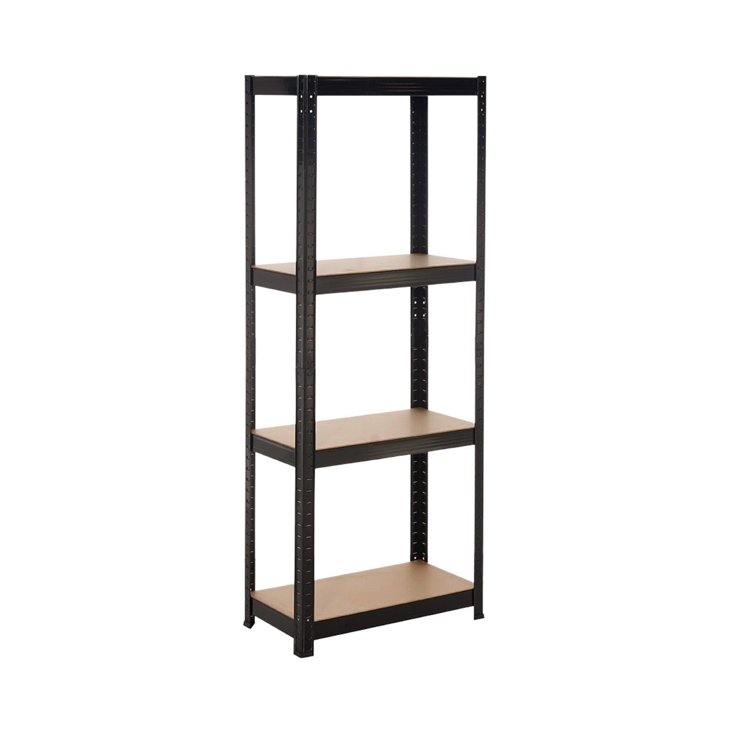 Estantería Modular Metálica con 4 Baldas 240kg Negro 60x30x148cm O91 ...