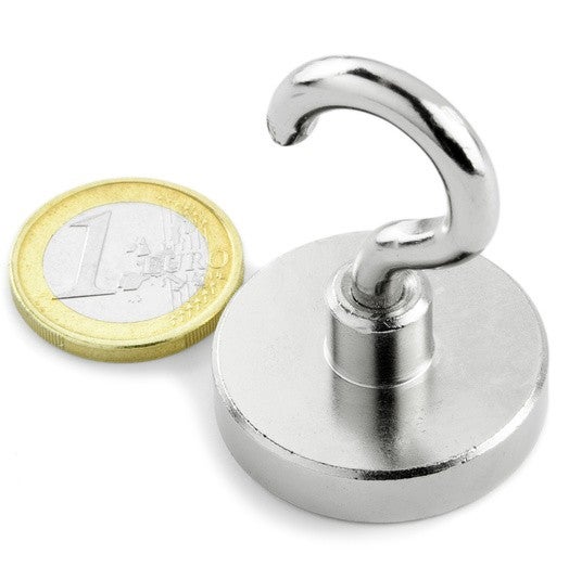 Crochet magnétique diamètre 32mm Puissance 34kg | Leroy Merlin