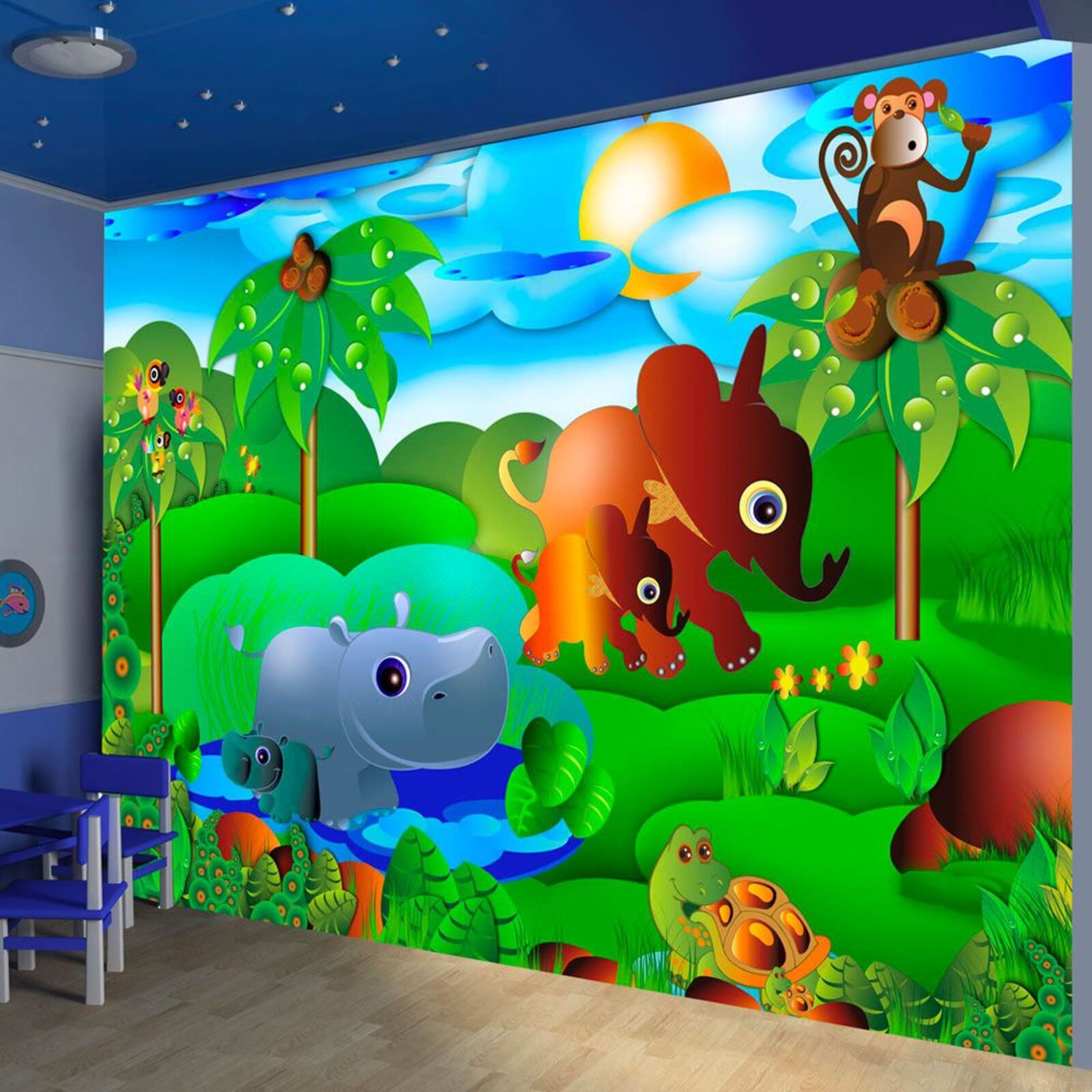 Papier Peint Famille D animaux 300 X 210 Cm Leroy Merlin papier-peint-famille-d-animaux-300-x-210-cm-leroy-merlin