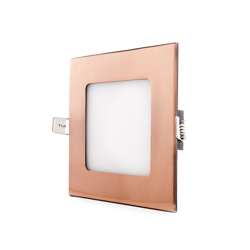 Plaque LED 6W 449Lm 3000ºK Carrée Bronze 50 000H [GL-CL-S6N-B-WW ...