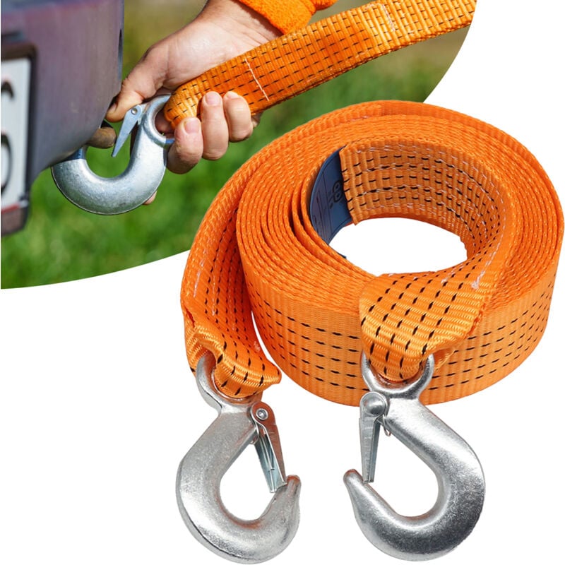Sangle de Remorquage Ultra-Résistante 5T,Fournitures d'urgence pour ...