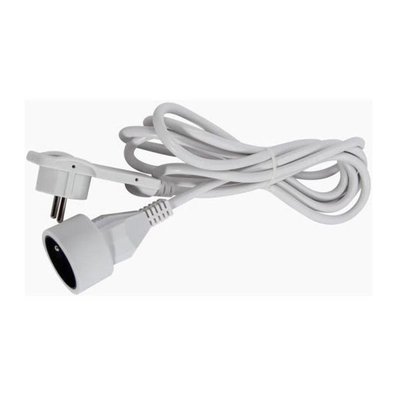 Cable de extensión CHACON de 3 m con conector plano blanco | Leroy Merlin