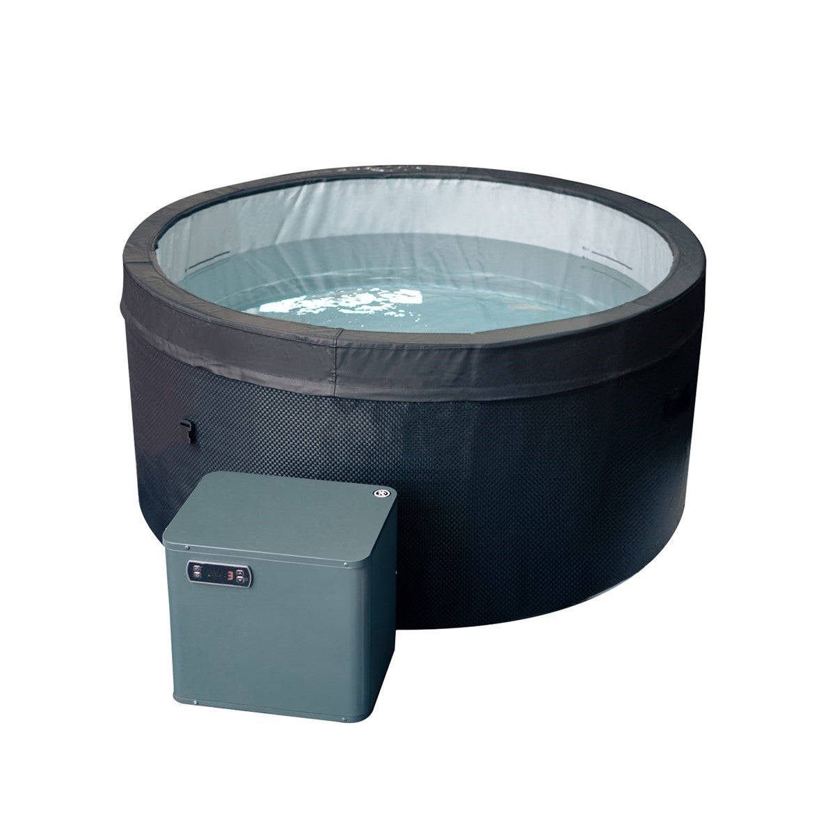 NETSPA ICE - IceBath 4 places - Spa Semi Rigide - Pompe à chaleur 3kw ...
