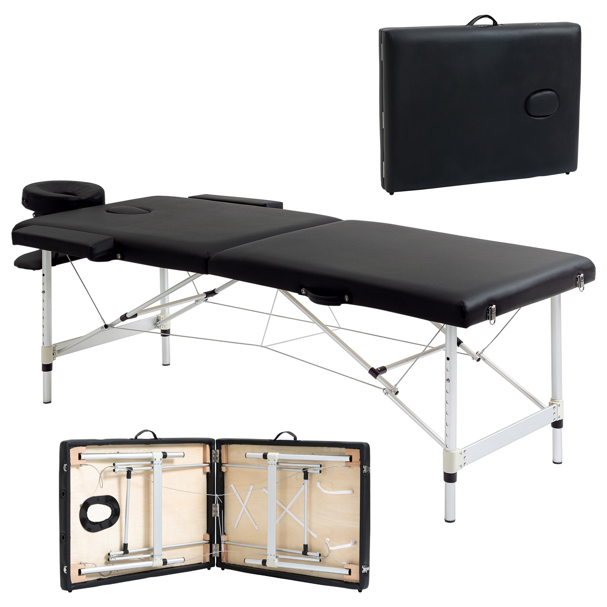 Table massage pliante professionnelle hauteur réglable sac transport ...