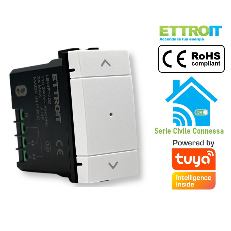 Bouton de commande de volet roulant intelligent ETTROIT Wifi connecté ...