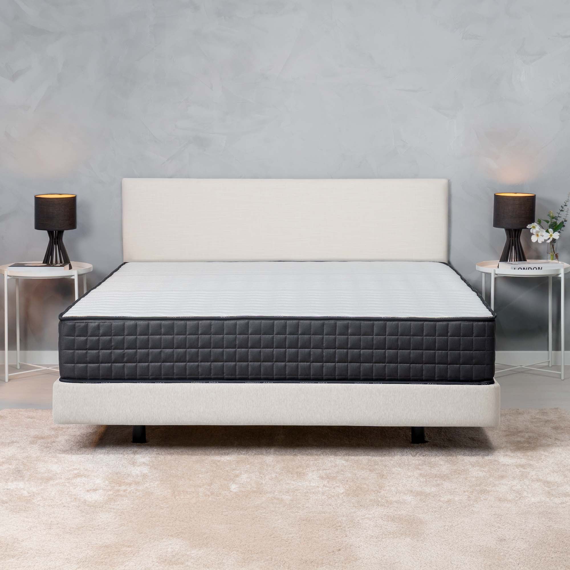 Matelas Focus 160x190 cm - Mousse haute résilience et haute densité, 2 ...