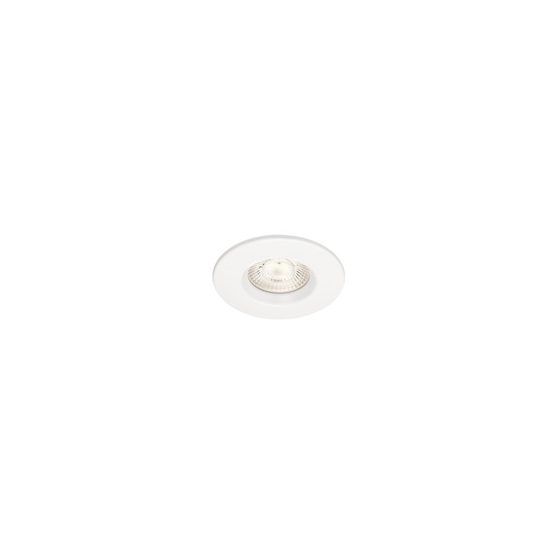 Spot LED encastré AXEL - Recouvrable - 6W - 3000K - Rond - Acier ...