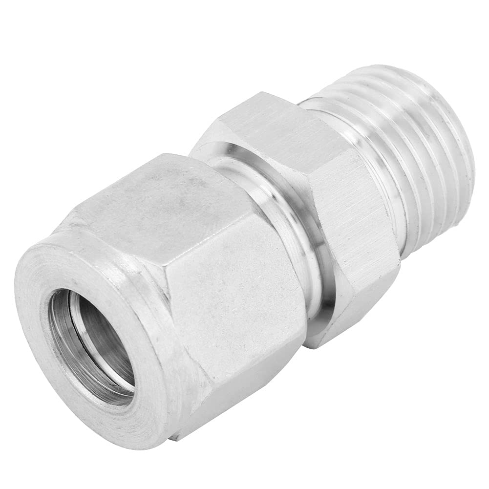 Connecteur à double virole inox 304, raccord de tuyau simple pour huile ...