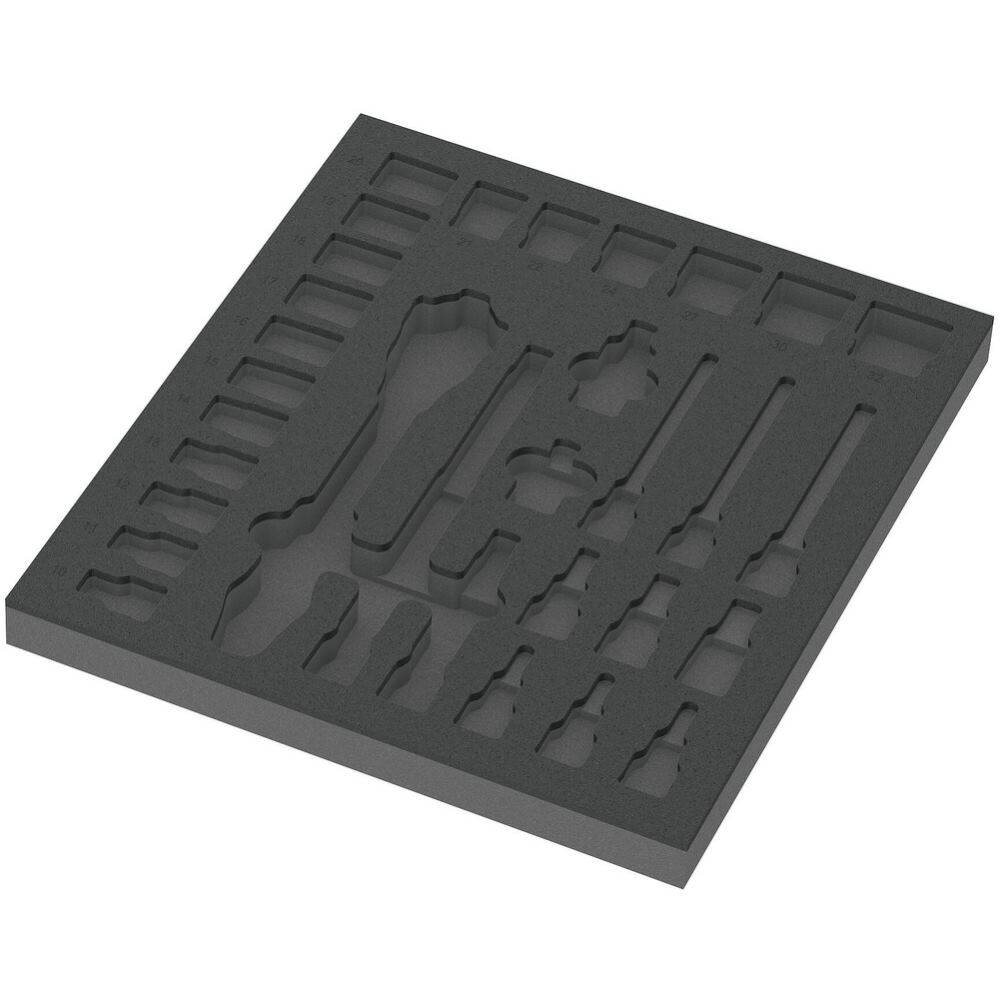 9822 Insert en mousse 8000 C Cyklop CNAR 1 / 2Set 1 | sans outils ...