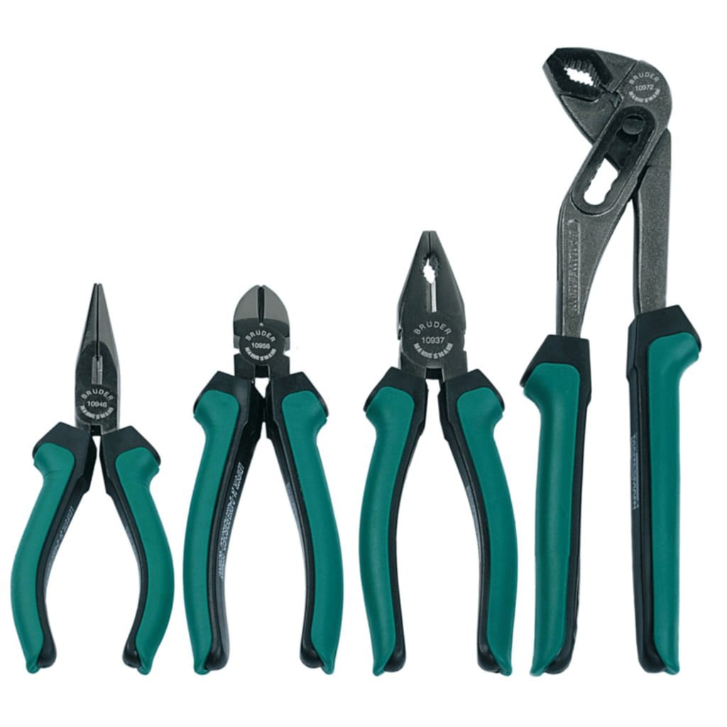 Ensemble de pinces 4 pcs Acier Brüder Mannesmann | Leroy Merlin